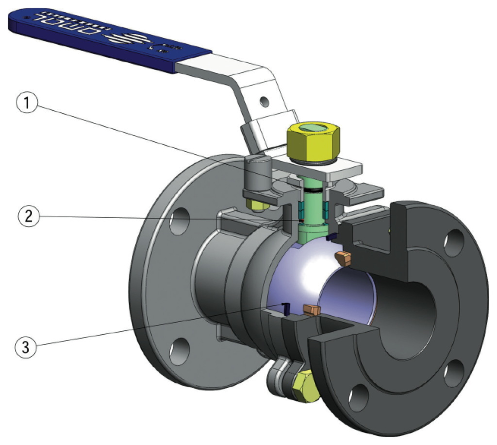 Spartan Split Body Pn 16 40 Ansi 150 300 Carbon Steel Ball Valve