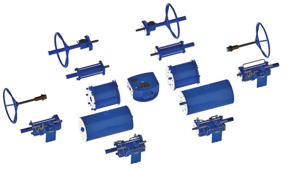 Spring return SR type Heavy Duty carbon steel actuator