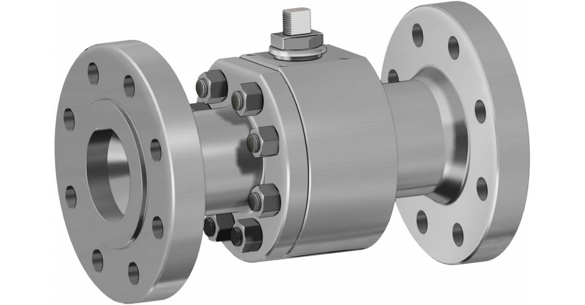THOR Split Body ANSI 600 reduced bore stainless steel ball valve