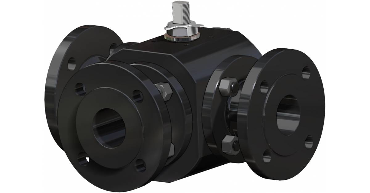 Thor Split Body 3 Ways 4 Seals Pn 16 40 Ansi 150 Carbon Steel Ball Valve