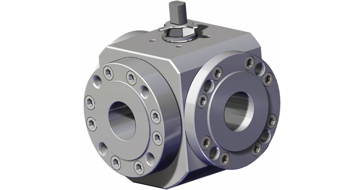 MAGNUM Split Wafer 3 ways 4 seals PN 16-40 ANSI 150 stainless steel ...