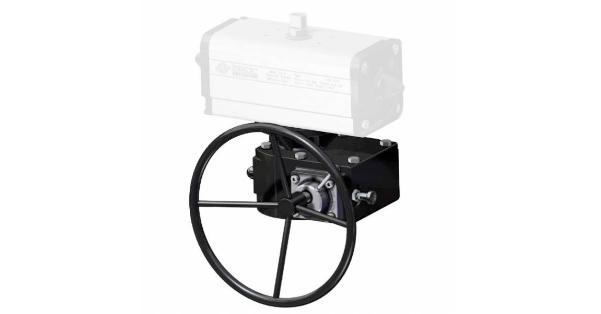 Cast iron manual handwheel gear box with declutchable