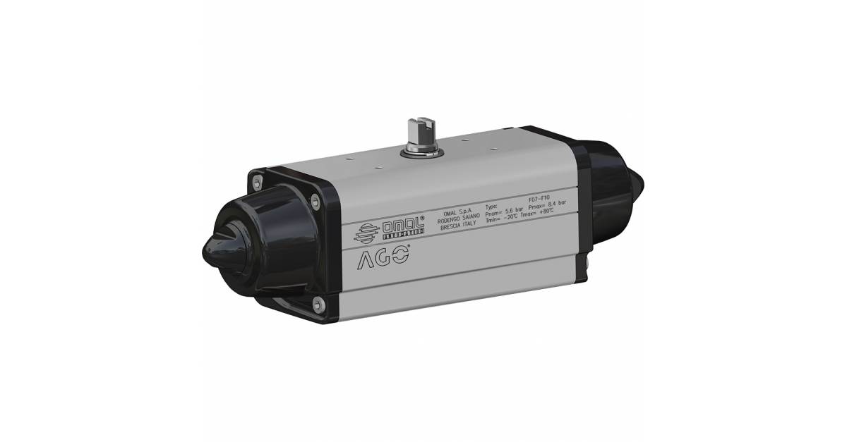 AGO - Aluminium spring return SR type